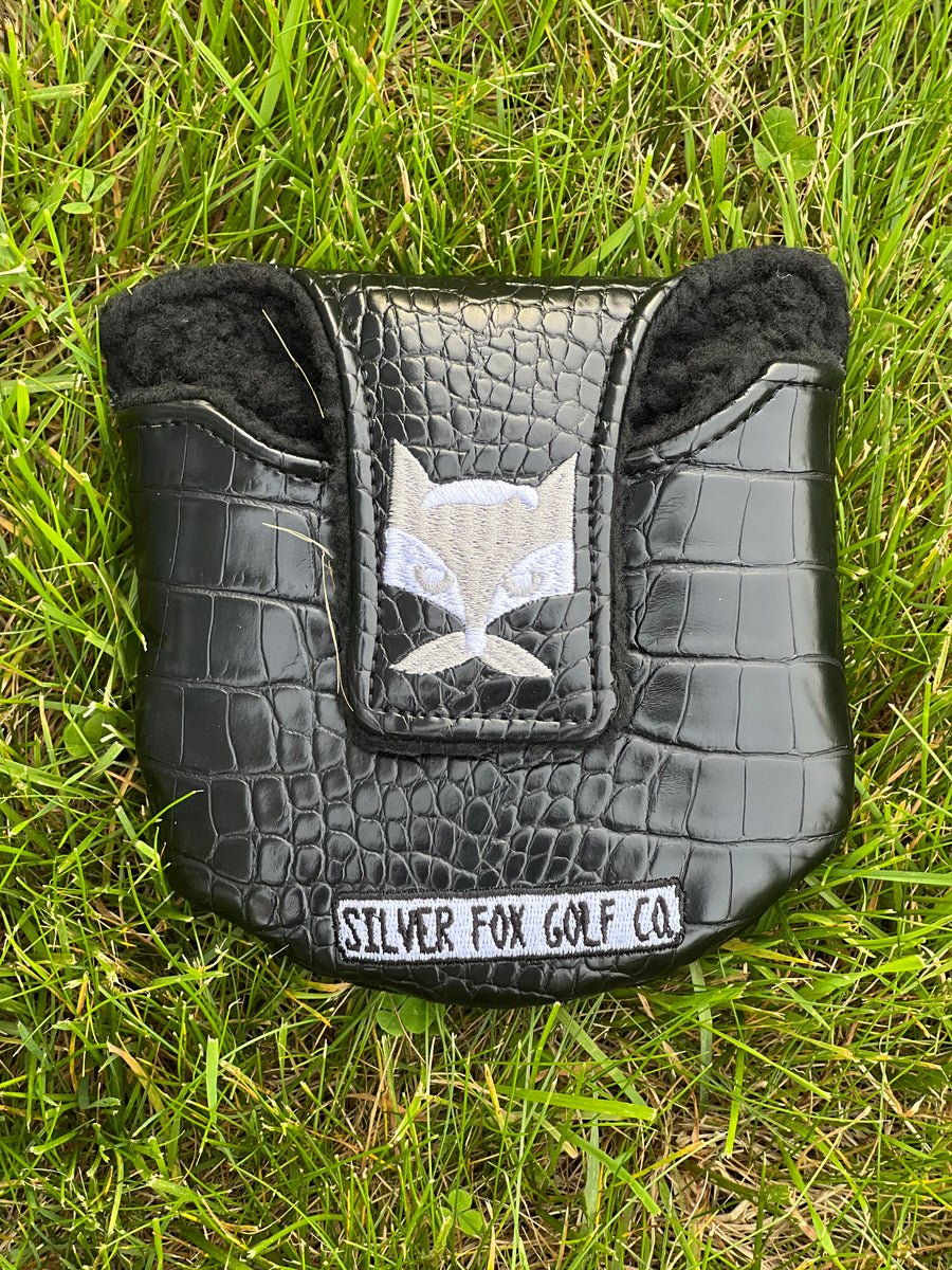 BLACK GATOR PUNCH OUT MALLET COVER – Silver Fox Golf Co